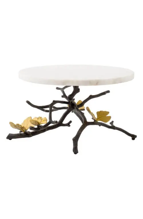 Michael Aram Butterfly Ginkgo Cake Stand - Silver