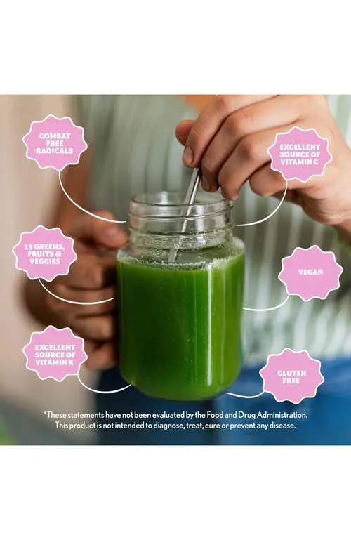 AMAZING GRASS Greens Blend Powder With Organic Spirulina, Beet Root, Elderberry, Bilberry