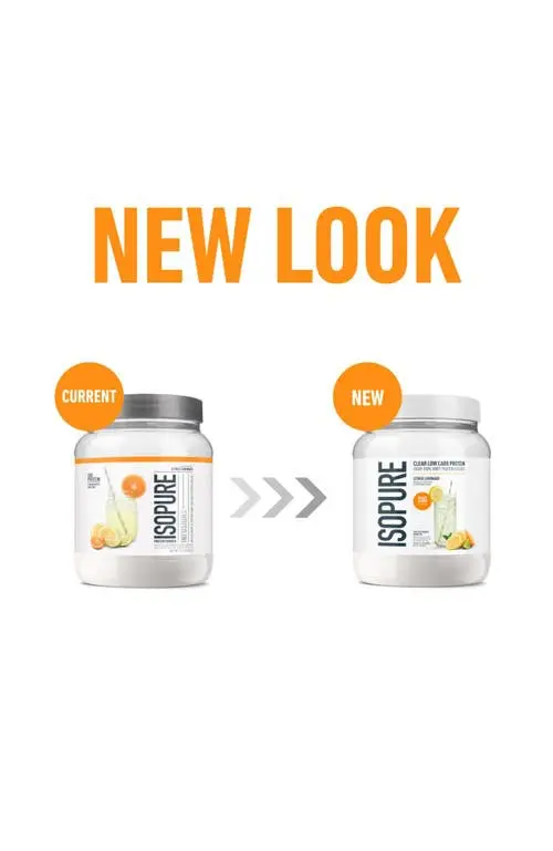 ISOPURE Clear Low Carb 100% Whey Protein Isolate Powder, Citrus Lemonade, 20g Protein