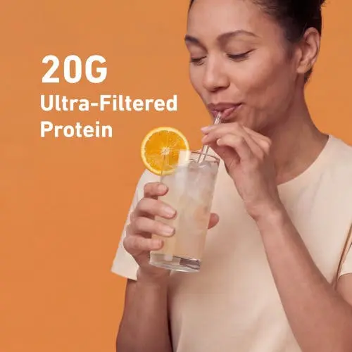 ISOPURE Clear Low Carb 100% Whey Protein Isolate Powder, Citrus Lemonade, 20g Protein