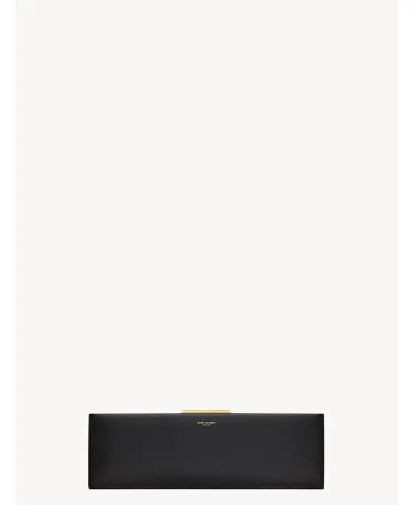Saint Laurent Midnight Large Clutch - Black