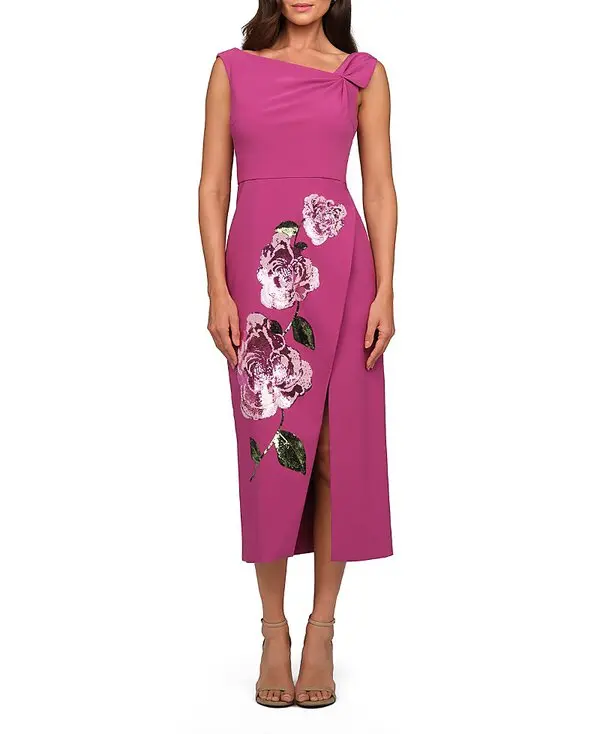 KAY UNGER Maeta Midi Dress - Aster