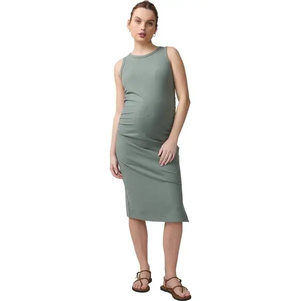 INGRID & ISABEL The Everywear Bodycon Maternity Dress - Agave