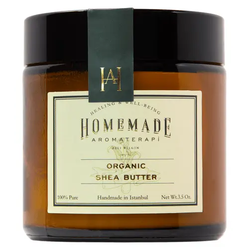 HOMEMADE AROMATERAPY Raw Unrefined Organic Nourishing Shea Butter - Ivory