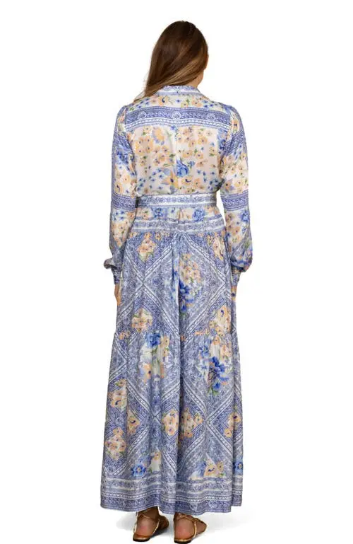 Hale Bob Nicandra Charmeuse Maxi Dress