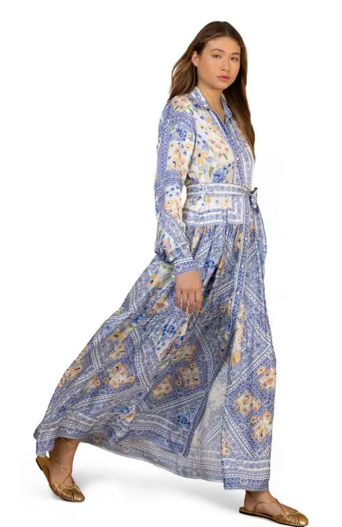 Hale Bob Nicandra Charmeuse Maxi Dress