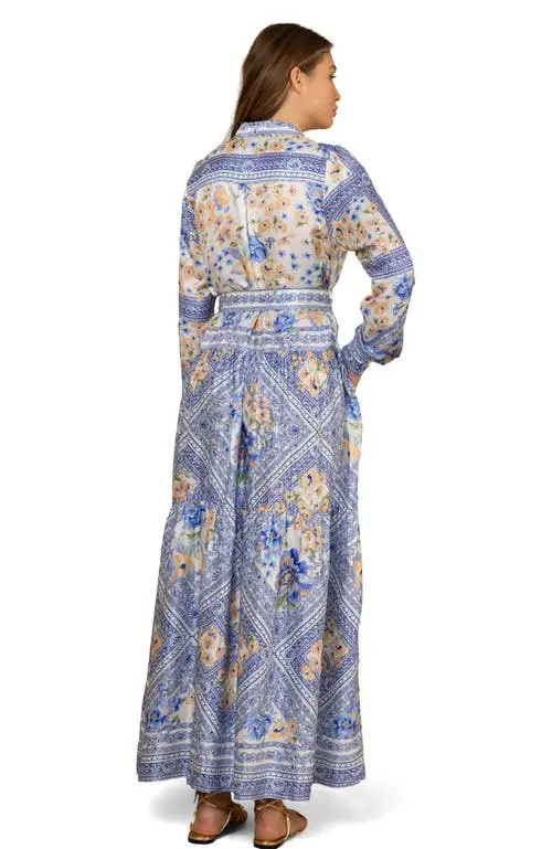 Hale Bob Nicandra Charmeuse Maxi Dress