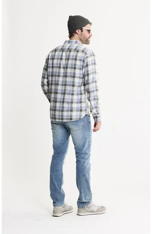 JACHS Rye Soft Touch Flannel Workshirt - Blue