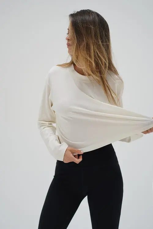 Lna Ava Spandex Jersey Long Sleeve