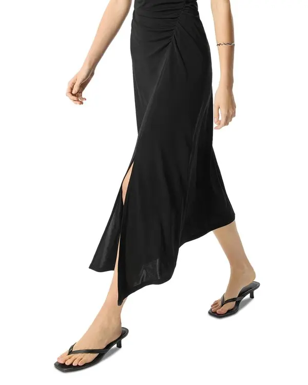 Whistles Ruched Halter Jersey Dress