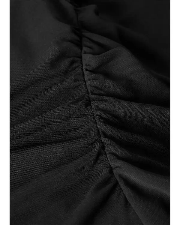 Whistles Ruched Halter Jersey Dress