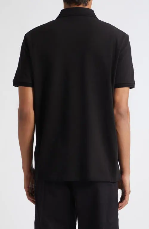 Moncler Cotton Polo - Black