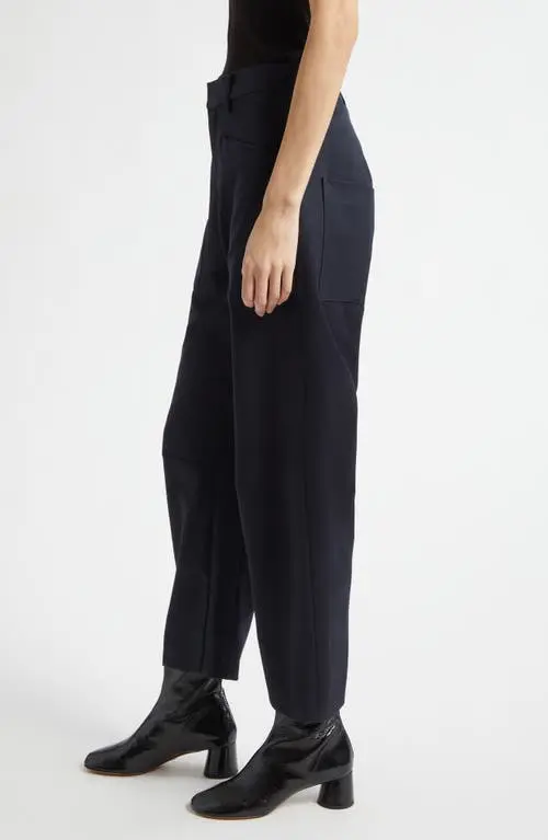 NILI LOTAN Shon Virgin Wool Crop Pants
