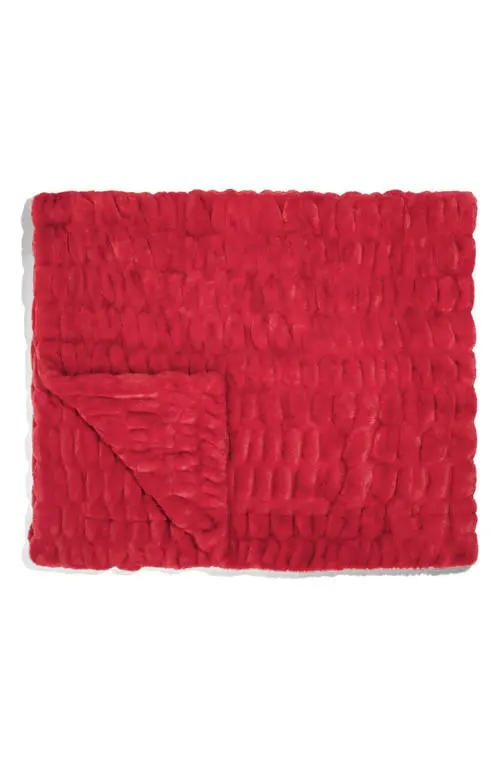 LOLA BLANKETS Lola Original Tie Dye Throw Blanket - Cherry Red