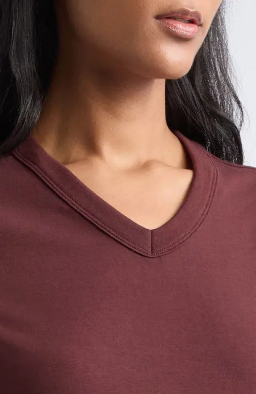 Veronica Beard Devin Short Sleeve V-neck Tee