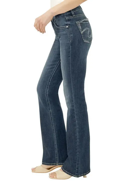 SILVER JEANS CO. Suki Curvy Mid Rise Bootcut Jeans
