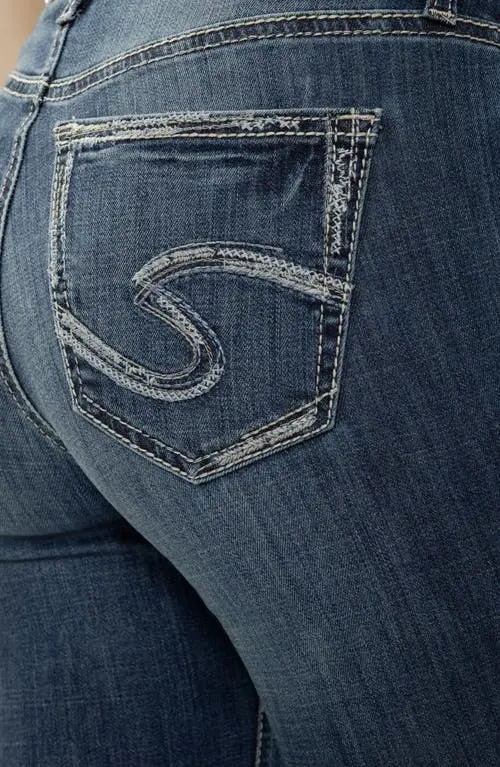 SILVER JEANS CO. Suki Curvy Mid Rise Bootcut Jeans