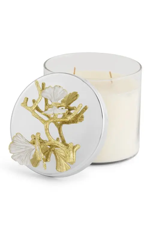 Michael Aram Butterfly Gingko Scented Candle - Gold/silver