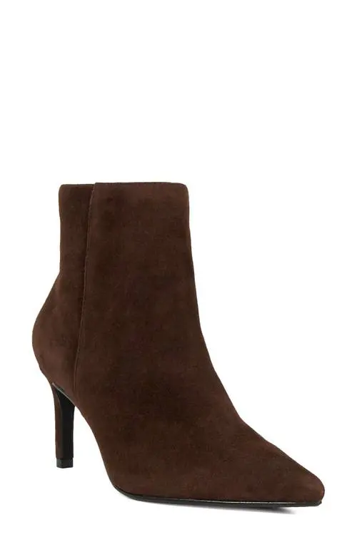 Dune London Obsessively Pointed Toe Bootie - Brown