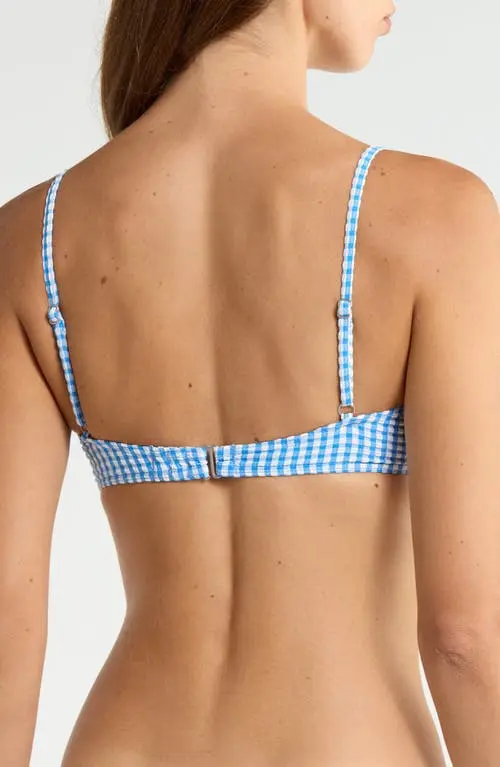 BILLABONG Cara Wave Check Bralette Bikini Top