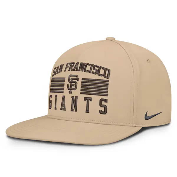 Nike San Francisco Giants Pro Aerobill Mlb Adjustable Hat - Brown