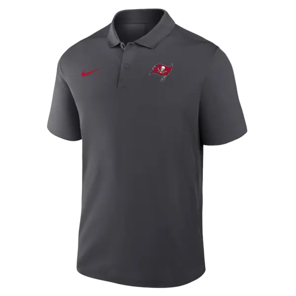 Nike Tampa Bay Buccaneers Logo Victory Dri-fit Nfl Polo - Grey