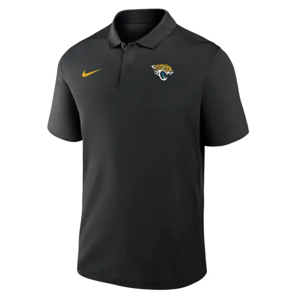Nike Jacksonville Jaguars Logo Victory Dri-fit Nfl Polo - Black