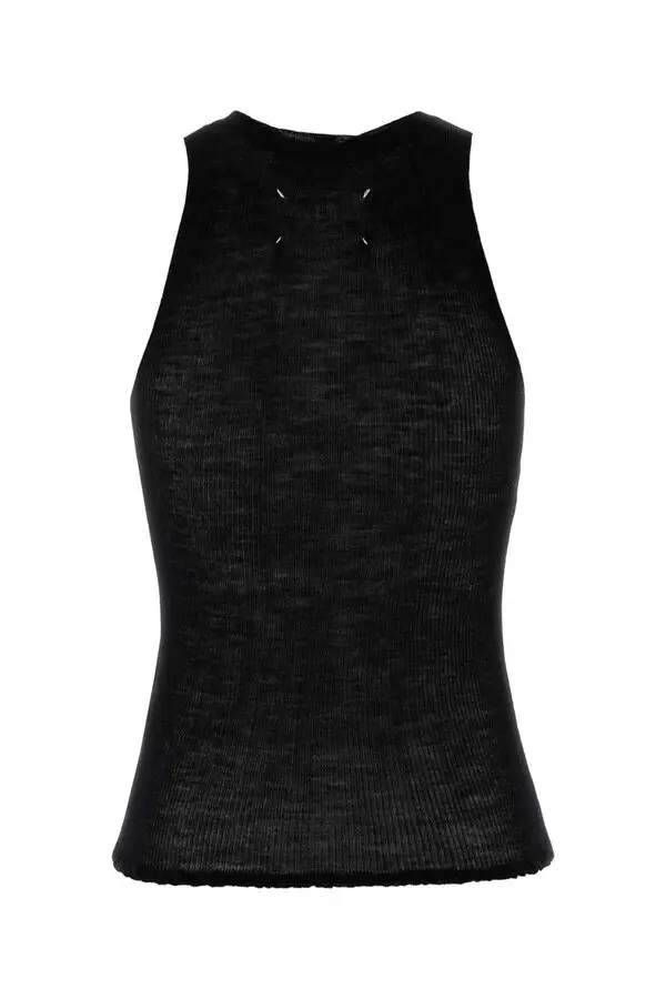 MAISON MARGIELA Ribbed Knit Tank Top