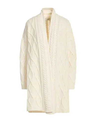 PAOLO PECORA Cardigan Size Wool, Viscose, Polyamide, Cashmere - Ivory