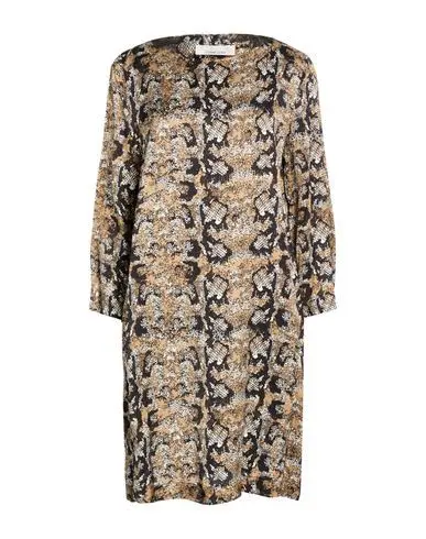 Liviana Conti Mini Dress Camel Size Viscose - Beige