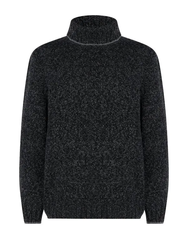 GRAN SASSO Virgin Wool Mélange Turtleneck