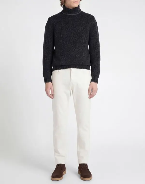 GRAN SASSO Virgin Wool Mélange Turtleneck