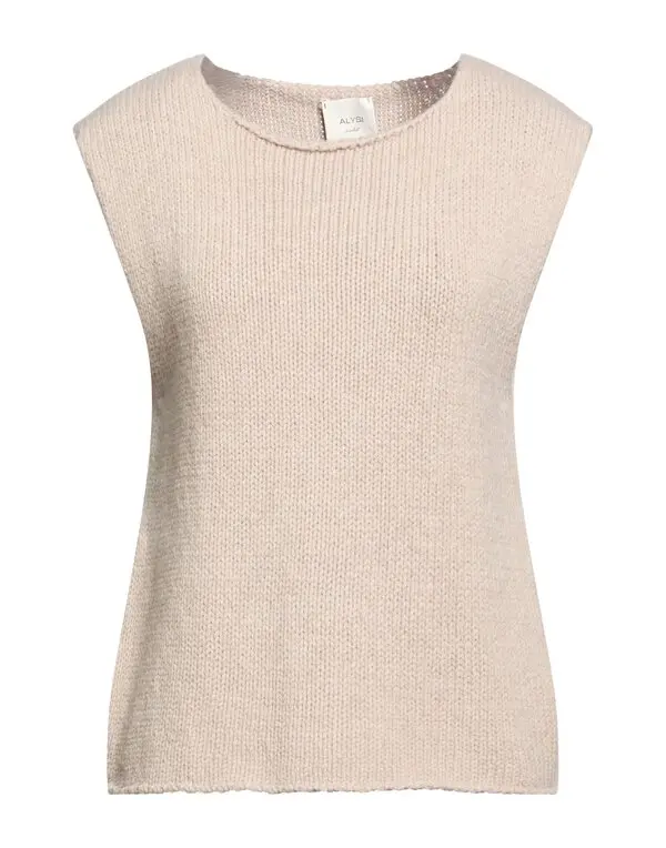 ALYSI Wool And Cashmere Sleeveless Crewneck Sweater
