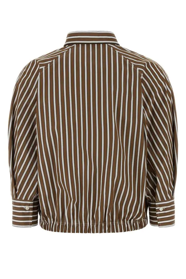 Brunello Cucinelli Embroidered Poplin Shirt - Multicolor