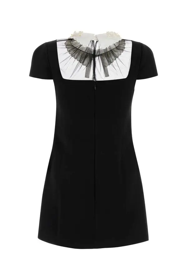 SELF-PORTRAIT Crepe Mini Dress