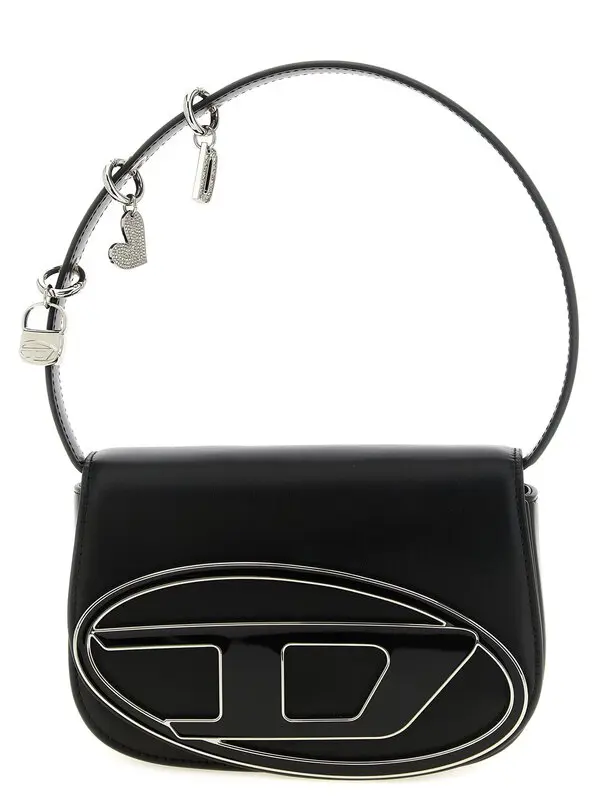 DIESEL® 1dr Shoulder Bag With Charms - Black