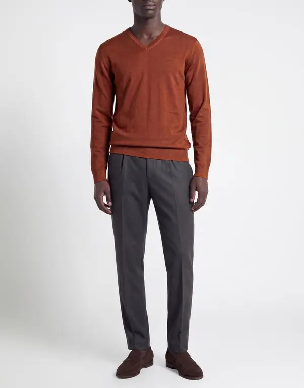 DANIELE FIESOLI Merino Wool V-neck Sweater