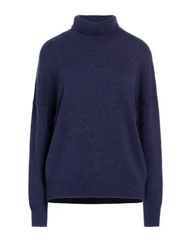 CARLA G. Turtleneck Size Polyacrylic, Alpaca Wool, Polyamide, Polyester - Navy