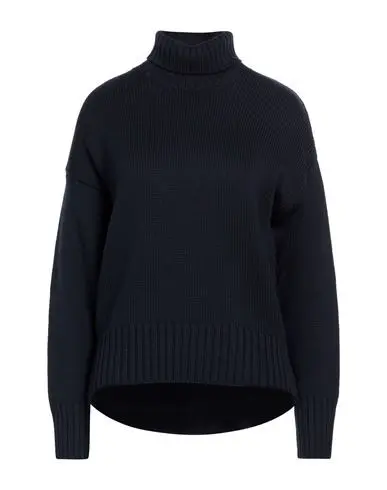 ARAGONA Turtleneck Size Merino Wool - Navy
