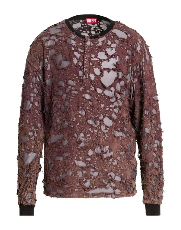 DIESEL® T-shirt Size Cotton, Polyester, Elastane