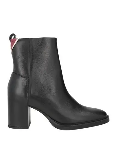 Tommy Hilfiger Ankle Boots Size Leather - Black