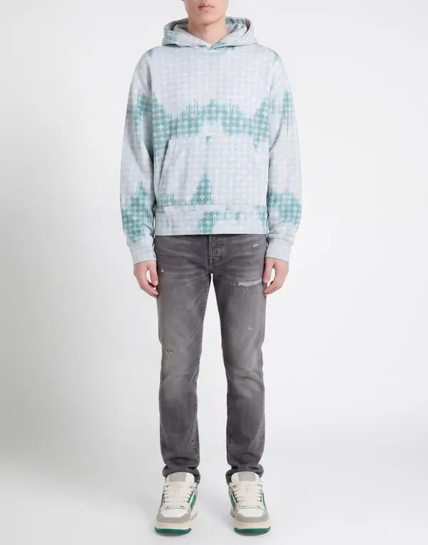 Amiri Sweatshirt Emerald Cotton