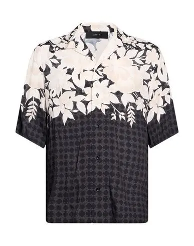 Amiri Shirt Turquoise Size Viscose - Black