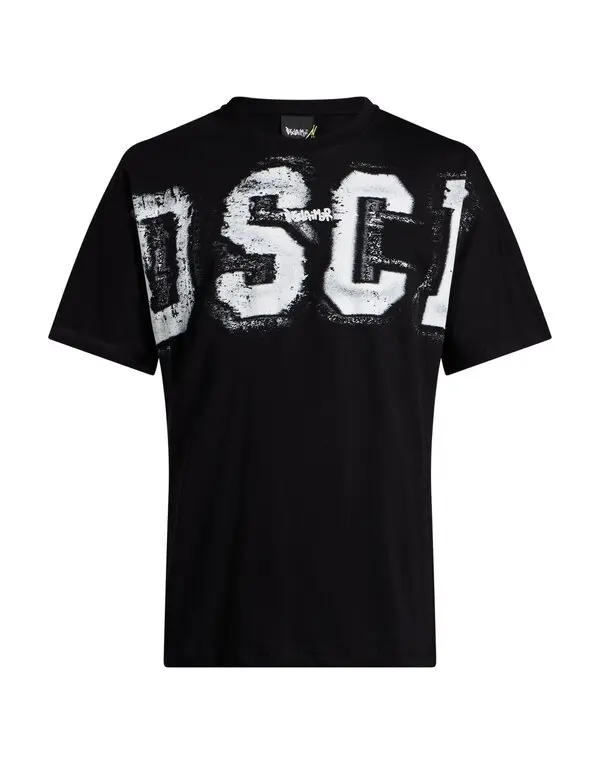 DISCLAIMER T-shirt Size Cotton - Black