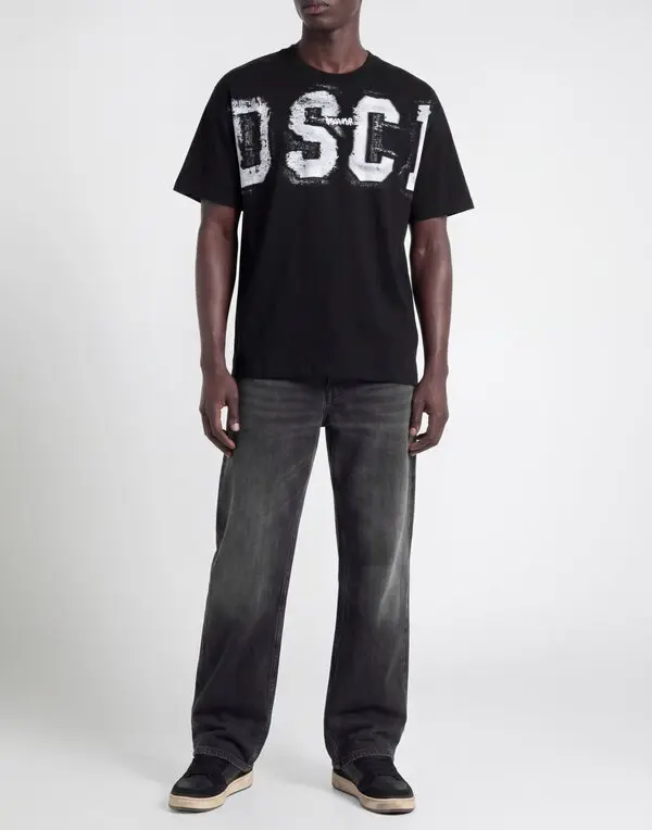 DISCLAIMER T-shirt Size Cotton - Black