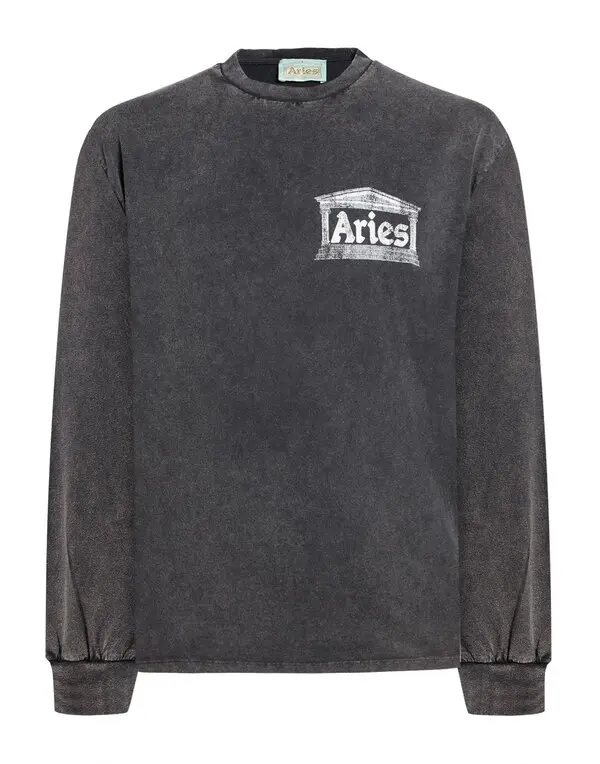 Aries T-shirt Size Cotton - Charcoal