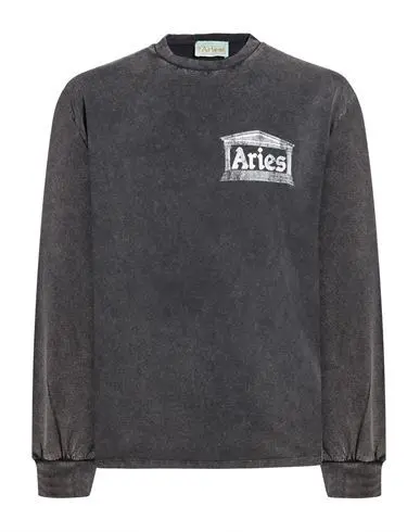 Aries T-shirt Charcoal Size Cotton - Grey