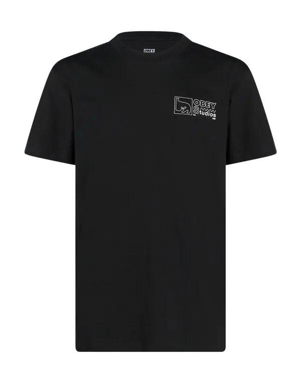 Obey T-shirt Size Cotton