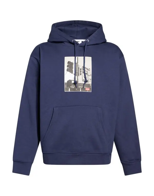 Obey Sweatshirt Size Cotton, Polyester - Navy