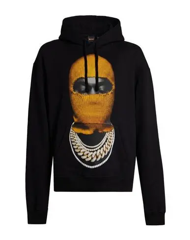 IH NOM UH NIT Sweatshirt Size Cotton - Black